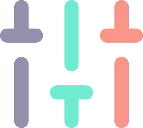 Vertical Adjustment Flat Color Ui Icon Sound Control Volume Bar