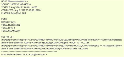 Maldet Scan Remove Malicious Files Instantly