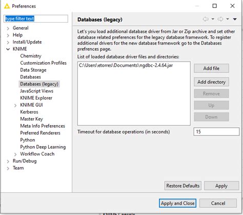 How To Connect To Sap Hana Knime Analytics Platform Knime Community Forum
