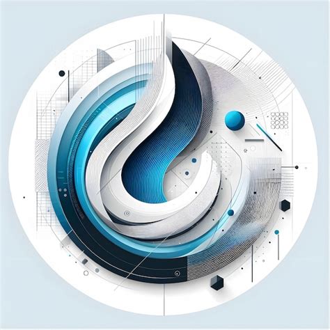 Abstract Background With 3d Geometric Elements Futuristic Design Vector Illustration Premium