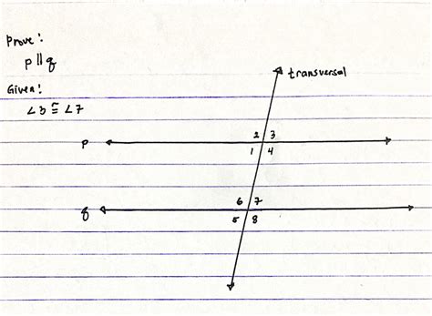[solved] Identify The Postulate Or Theorem That Proves P∥q Given Course Hero