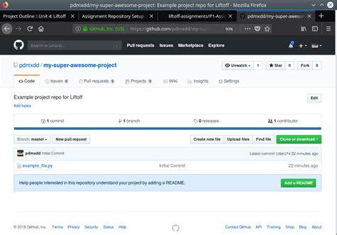 Github Issues Liftoff Documentation