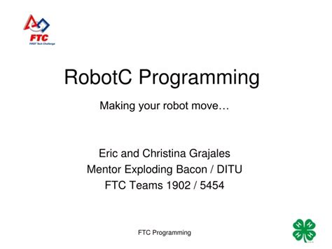 Ppt Robotc Programming Powerpoint Presentation Free Download Id 9519039