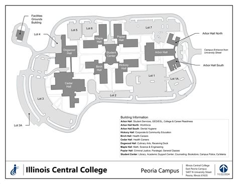 Maps And Parking Illinois Central College