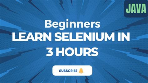 Selenium Java Full Course Step By Step Automation Testing Tutorial Youtube
