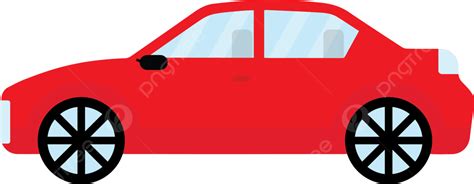 빨간 차 벡터 자동차 교통 차량 Png 일러스트 및 벡터 에 대한 무료 다운로드 Pngtree