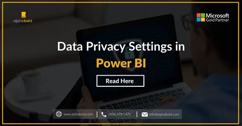 Data Privacy Settings In Power Bi Business Intelligence