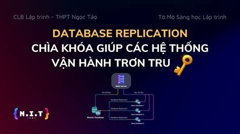 Database Replication Tờ Mờ Sáng Học Lập Trình