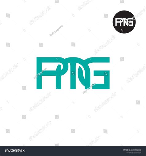 Letter Pmg Monogram Logo Design Stock Vector Royalty Free 2396582031