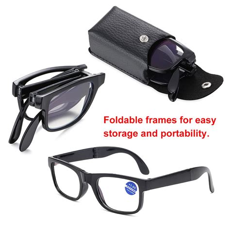 แว ่ นตาอ ่ านหนังสือแบบพับได ้ ผู ้ ชายผู ้ หญิงพับสายตายาว Anti Blue