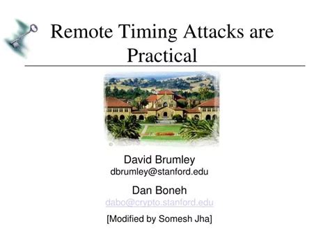 Ppt Remote Timing Attacks Are Practical Powerpoint Presentation Free