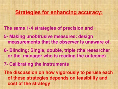 Ppt Enhancing Measurement Precision Accuracy And Validity Powerpoint Presentation Id 9609107