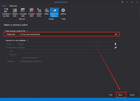 Sqlserver数据库损坏表数据提取apexsql Recover Csdn博客