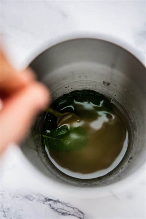 Lime Drop Martini Mint And Twist