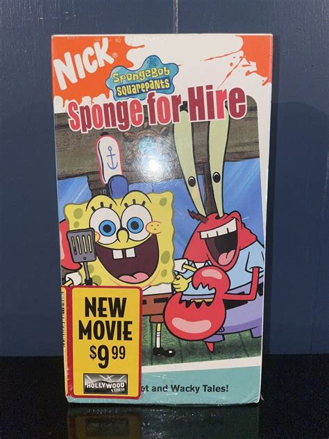 Spongebob Vhs Lot The Spongebob Squarepants Movie Vhs سبونج