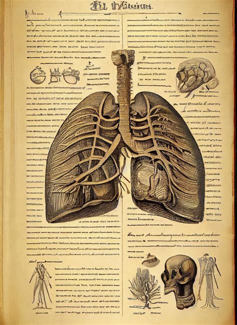 Antique Book Page With Text On Abstract Language Generative Ai Illustration Stock Image Image