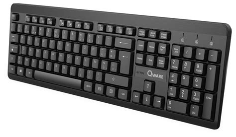 Qware Office Draadloos Toetsenbord 2 4ghz USB Swindon Zwart