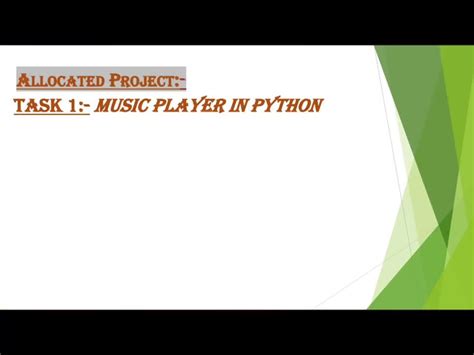 Rupesh Kumar K On Linkedin Task 1 Music Player In Python