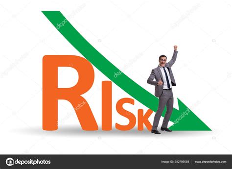Risk Reduction Mitigation Concept Businessman Stock Illustration By