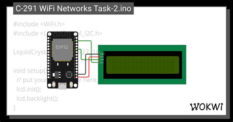 C 291 Wifi Networks Task O Wokwi Esp32 Stm32 Arduino Simulator