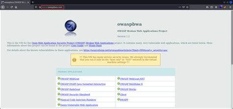 Setting Up The Owasp Broken Web Applications Sneaky Bytes