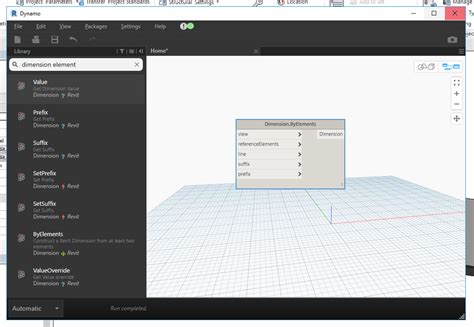 Automatic Dimension Walls Developers Dynamo