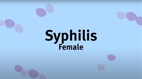 Syphilis Female Gold Coast Health