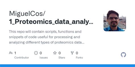 Github Miguelcos1proteomicsdataanalysis This Repo Will Contain
