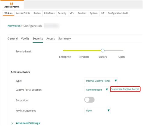 Captive Portal Page Configuration Issue Wireless Access