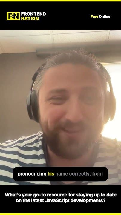 How Dan Neciu Stays Up To Date With Frameworks Frontend Nation 2025