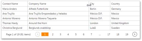 Resize Columns Aspnet Web Forms Controls Devexpress Documentation