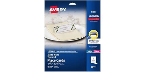 Avery Printable Place Cards