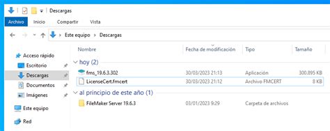 Instalar Filemaker Server 19 En Windows Server 2022