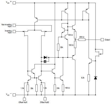 Tl081 Single Op Amp Pinout Application And Datasheet