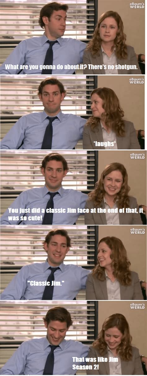 One Of My Favorite Jim And Pam Moments Is Actually From A Blooper Reel Of S06e01 Rdundermifflin
