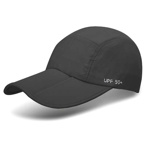 Upf 50 Foldable Baseball Cap Sun Protection Quick Dry Portable Folding