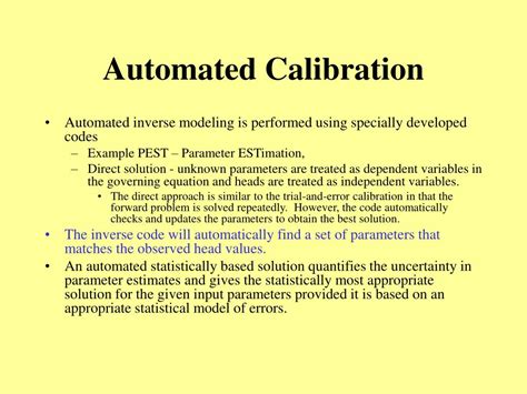 PPT The Calibration Process PowerPoint Presentation Free Download ID 759560