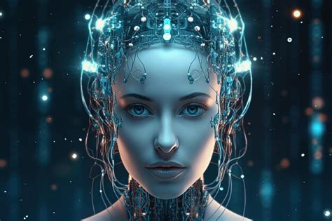 Premium Photo Cyborg Or Digitally Improved Human Artificial Intelligence And Technology