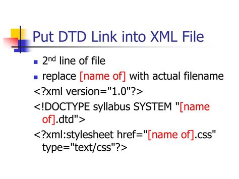 ppt cis 451 xml dtds powerpoint presentation free download id 4050906