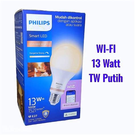 Jual Lampu Philips Smart WiFi LED W Bluetooth Tunable White Shopee Indonesia