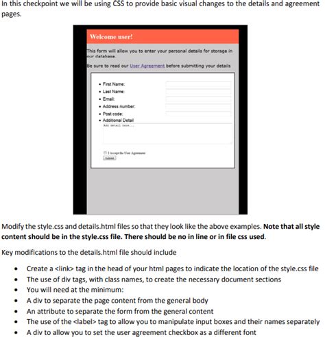 Solved In This Checkpoint We Will Be Using Css To Provide
