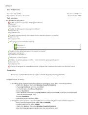 Troubleshooting IP Configuration LAB REPORT Pdf Lab Report Your Performance Your Score
