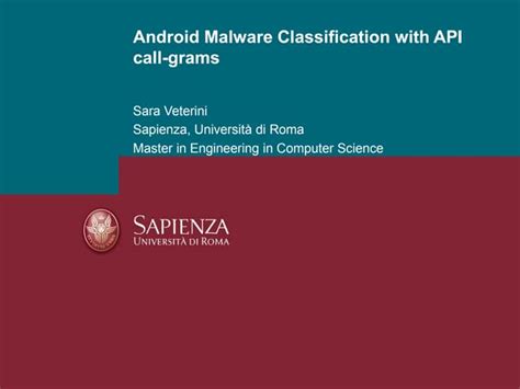Android Malware Classification With Api Call Grams Pdf
