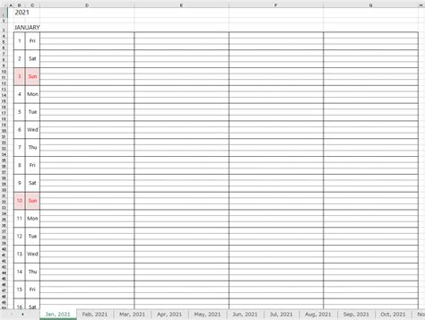 Simple Excel Calendar Template Arachne Calendar