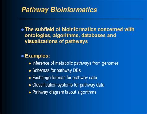 Ppt Pathway Bioinformatics Powerpoint Presentation Free Download Id 1353903