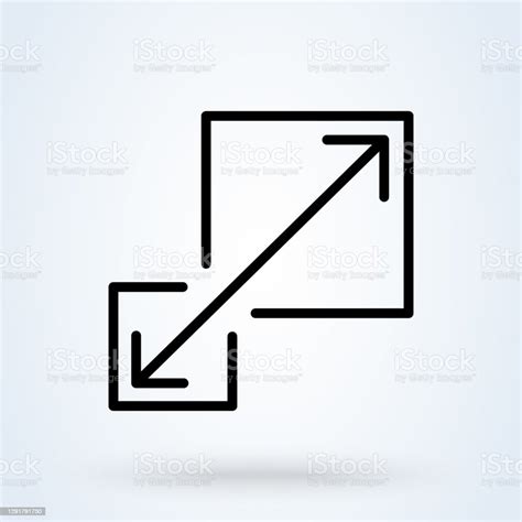 Scalability Or Scalable System Line Sign Icon Or Logo Scalability