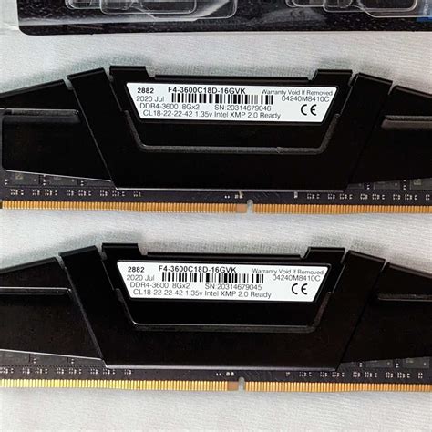 16gb 8x2 G Skill Ripjaws V Ddr4 3600 Cl18 F4 3600c18d 16gvk Jawa