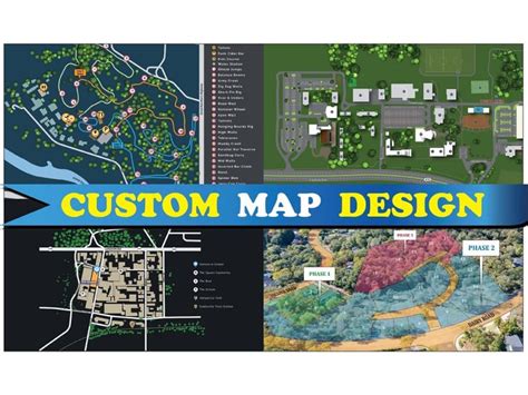 a professionally designed custom vector map upwork