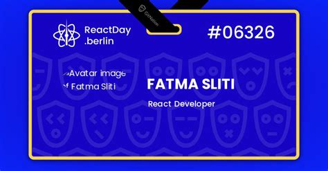 Fatma Sliti On Linkedin Check Out My Badge And Claim Your Free React Day Berlin 2023 Remote Ticket