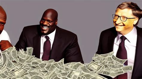 We Asked Ai To Generate An Image Of Shaquille Oneal And Bill Gates